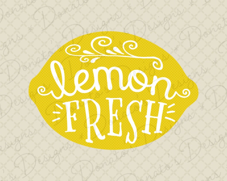 Lemon PRINTABLE Sign in BEIGE, Lemon Fresh, Limone, Decor, Kitchen Wall ...