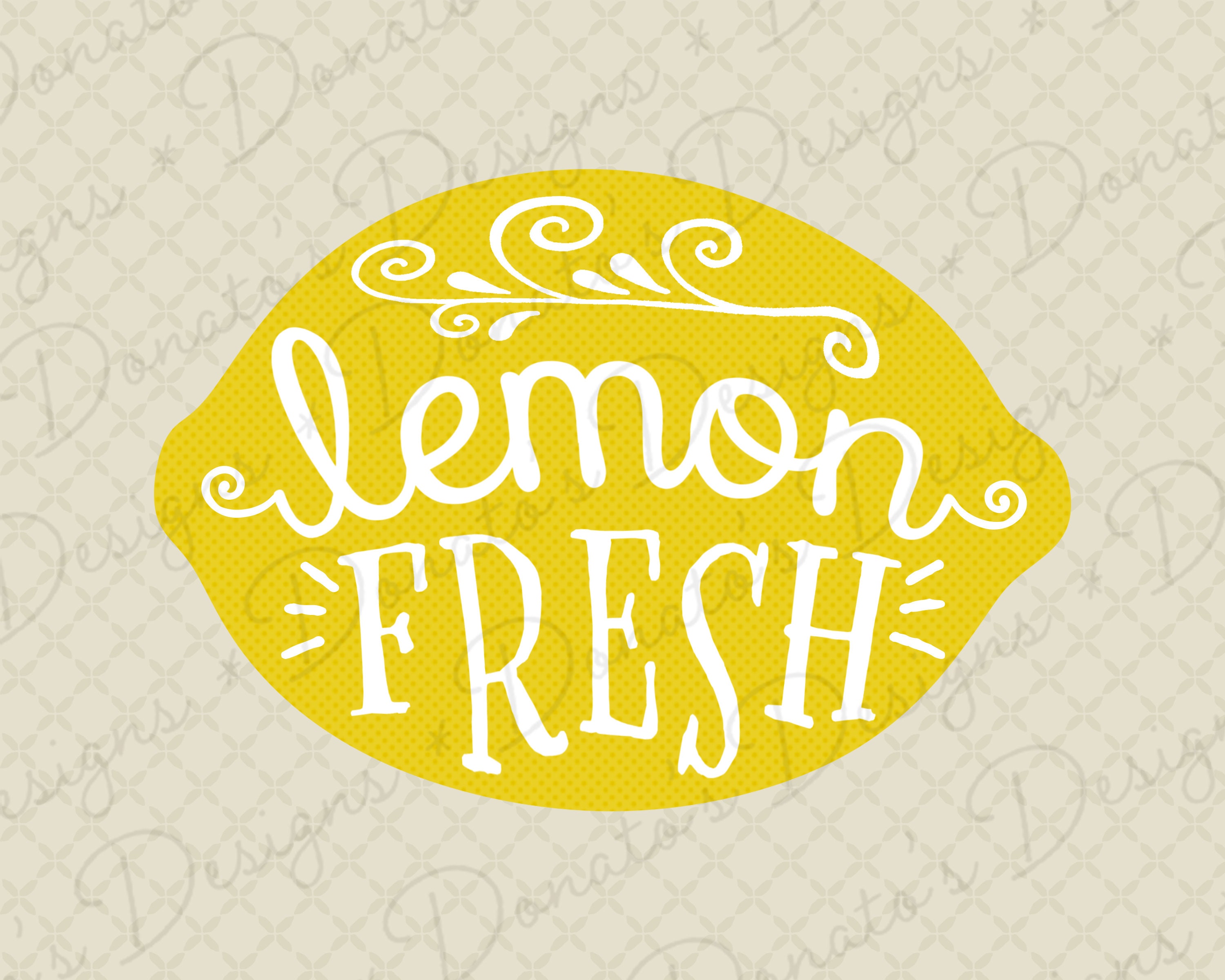 Lemon PRINTABLE Sign in BEIGE, Lemon Fresh, Limone, Decor, Kitchen Wall ...