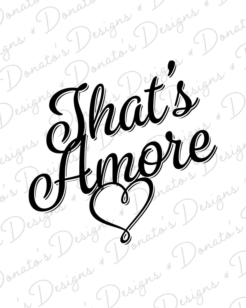 That's Amore PRINTABLE Sign, Love, Dean Martin, Anniversary Gift ...