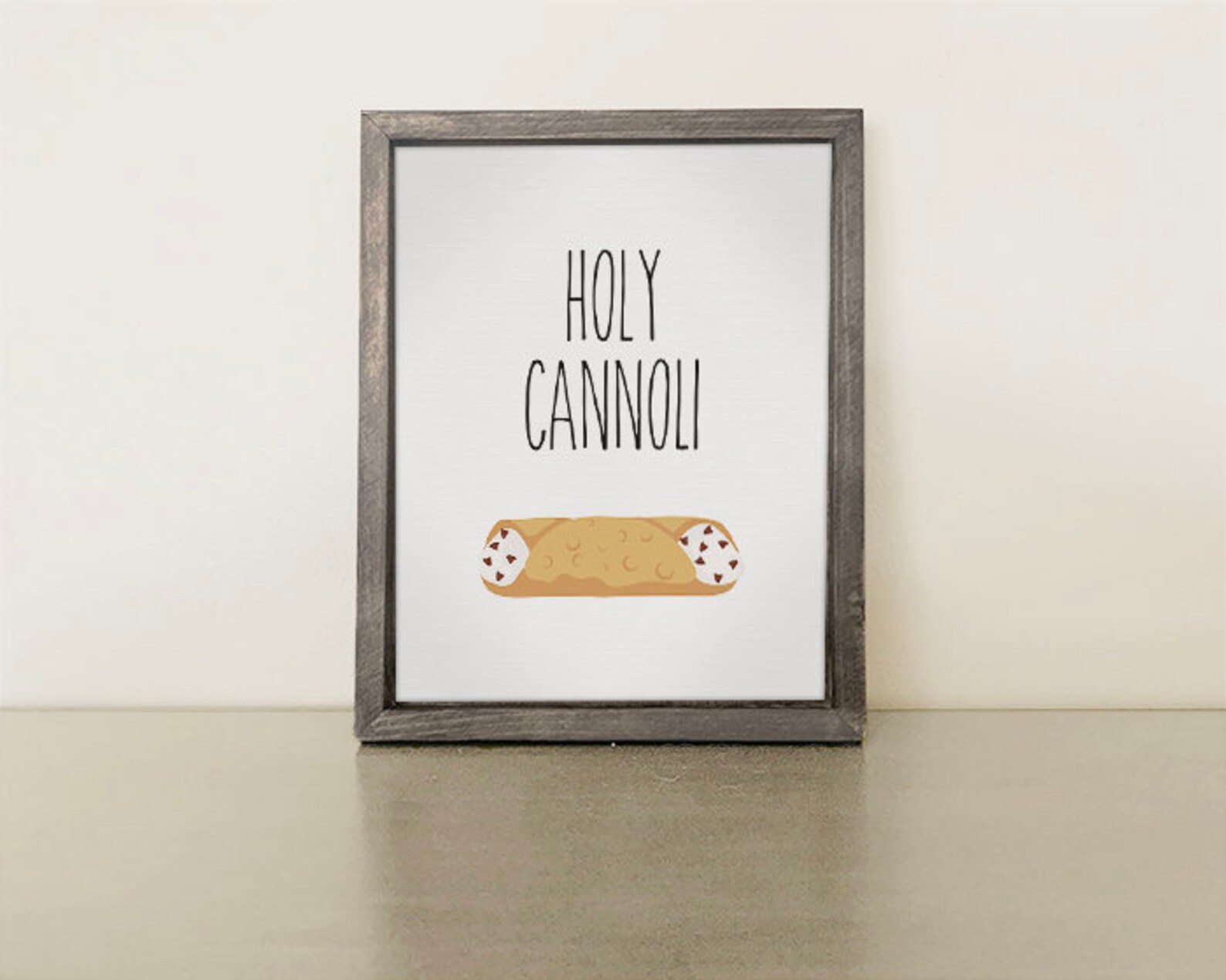 Holy Cannoli PRINTABLE Sign, Cannoli, Kitchen Sign, Italian Design ...