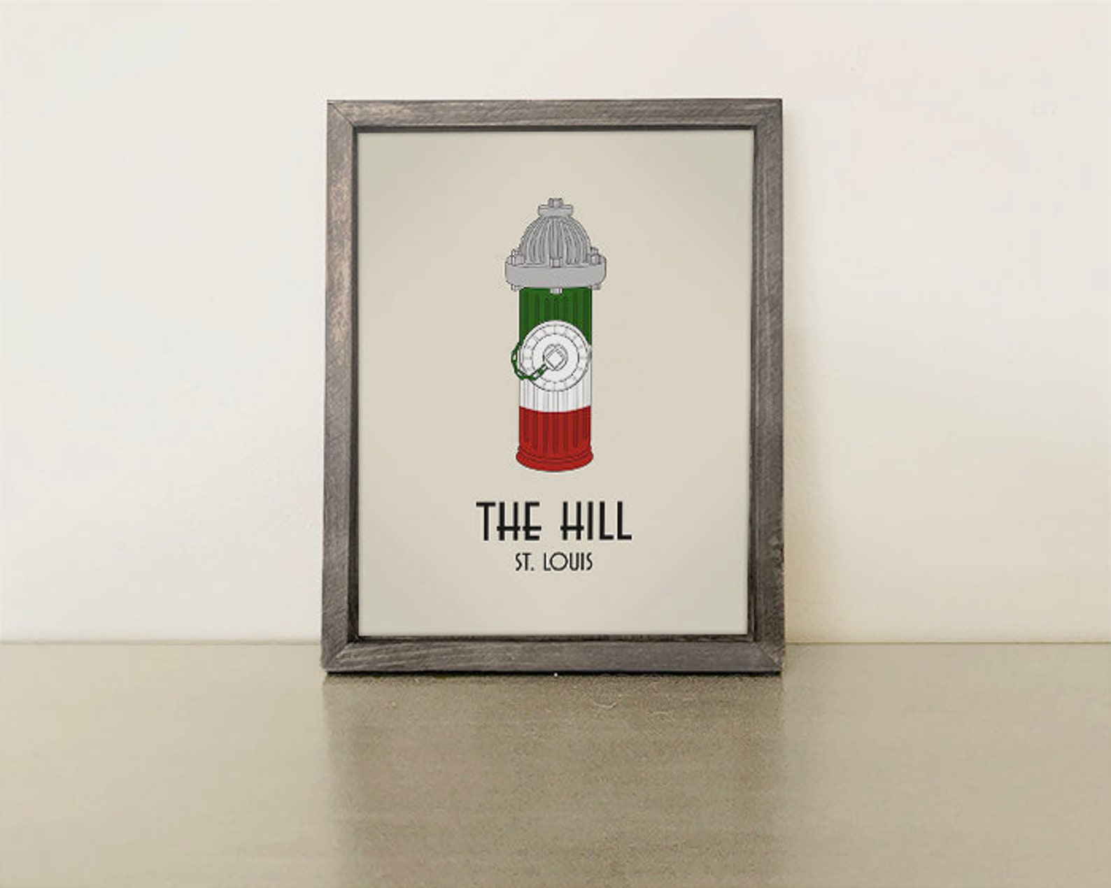 The Hill St. Louis PRINTABLE Sign, Saint Louis, Missouri, Italian ...