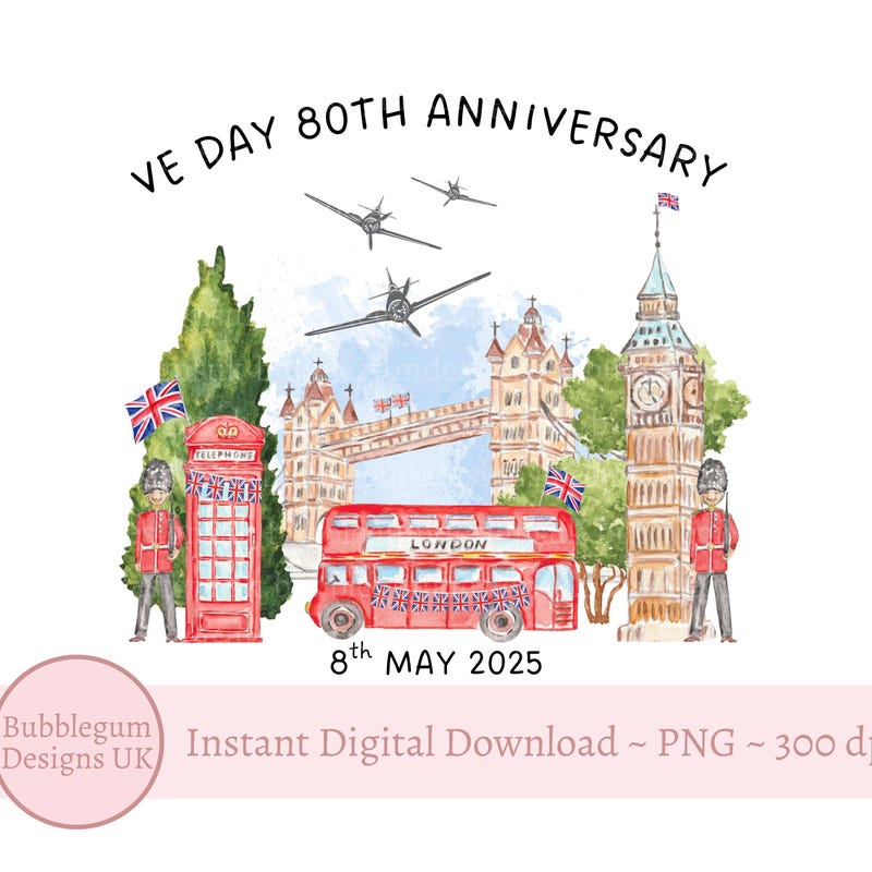 Ve Day Posters - Etsy UK