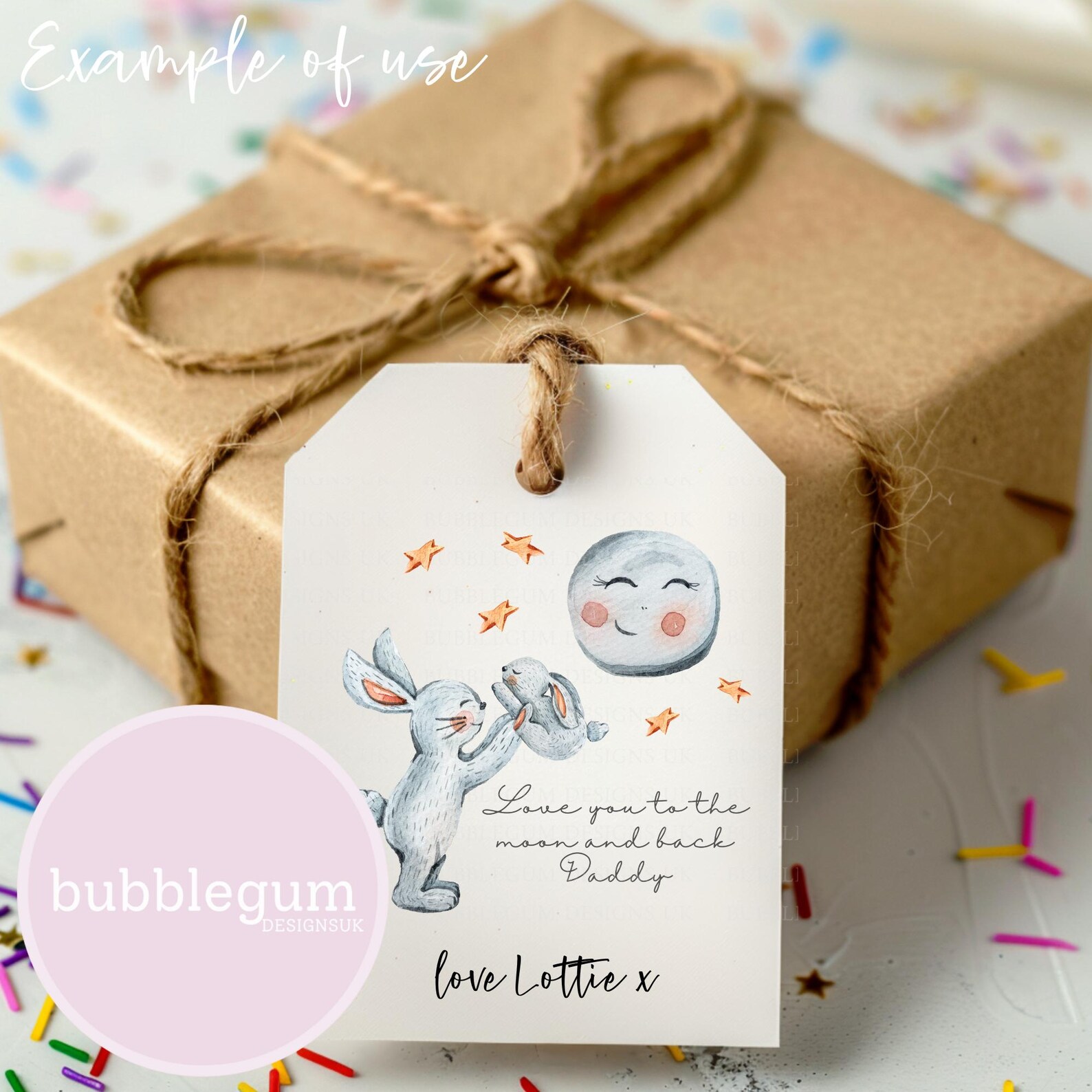 Love You to the Moon & Back Father's Day PNG, Daddy, Fathers Day Card ...
