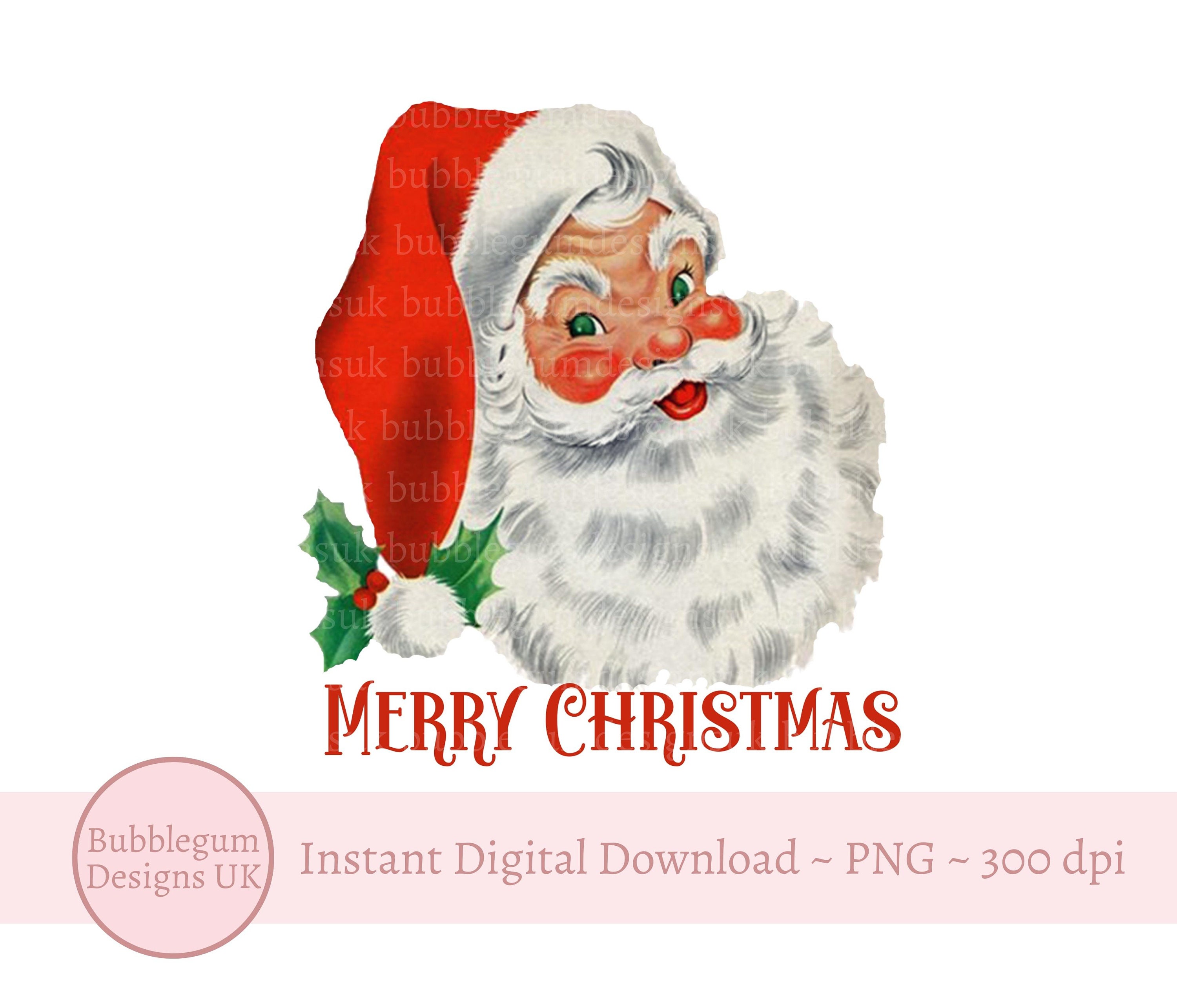 Vintage Merry Christmas Clip Art