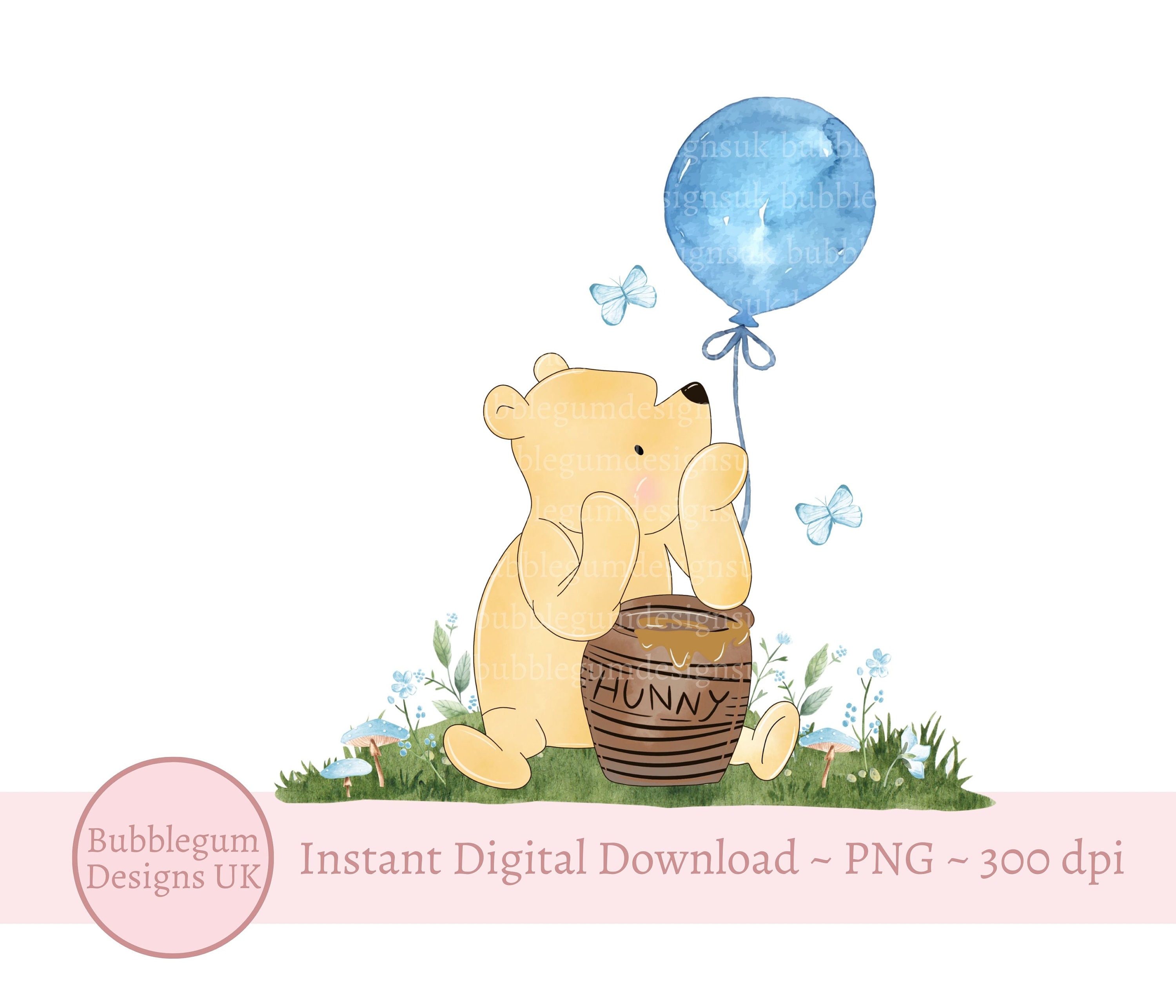 Ilustración De Globo De Winnie The Pooh Figura Beast Kingdom Disney