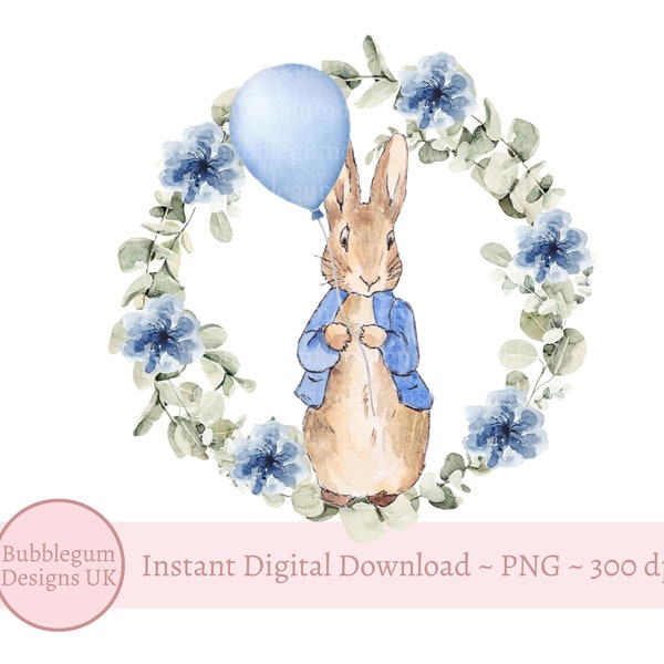 Rabbit Wreath - Etsy