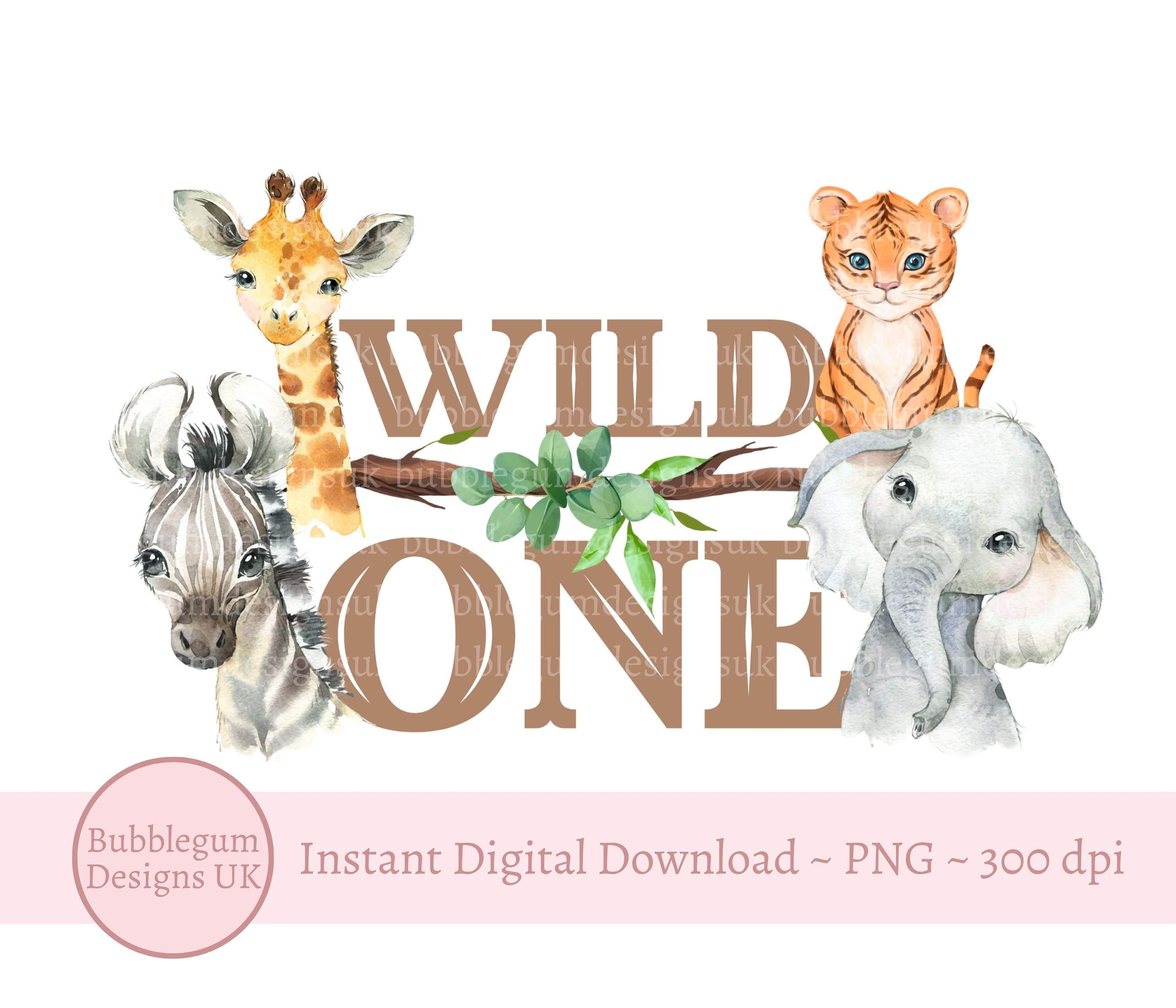 Wild One Baby Safari Animals PNG 1st Birthday Wild One T - Etsy Australia Wild One Baby Safari Animals PNG 1st Birthday Wild One T - Etsy Australia