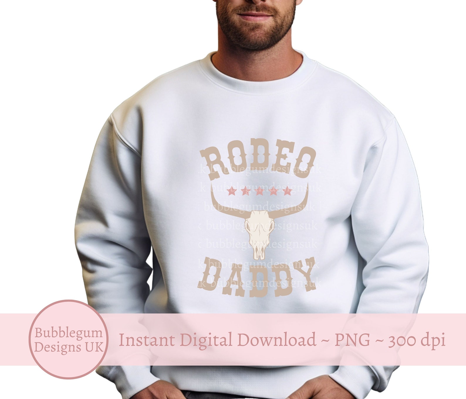 Rodeo Daddy, PNG, 1st Birthday Sublimation Design, Cow Girl Party ...