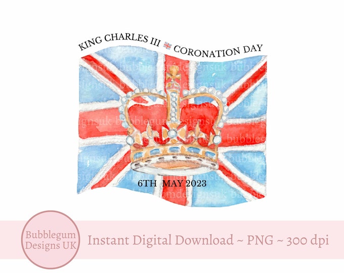 King Charles III Coronation Day 2023 PNG, Coronation Day Sublimation ...