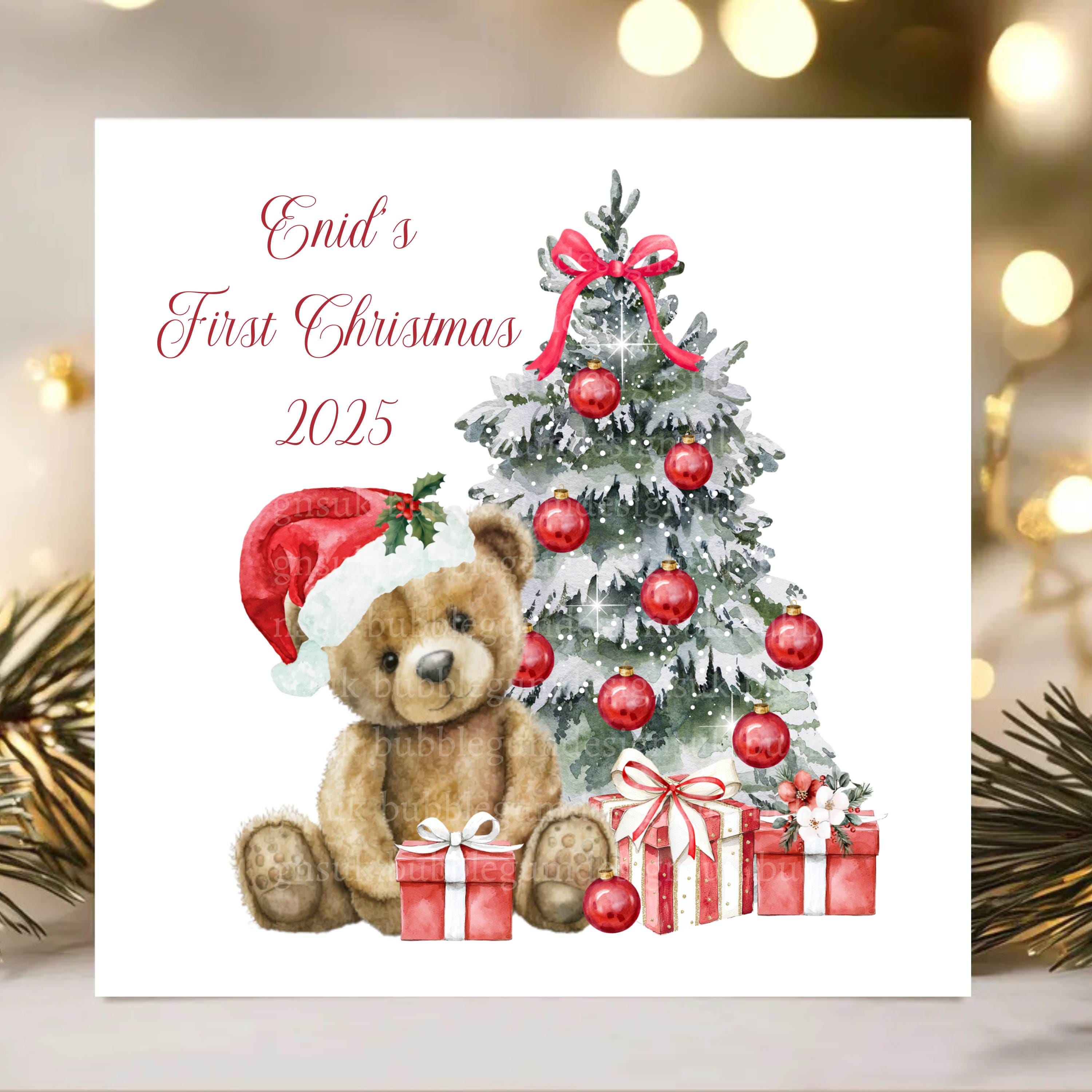 Christmas Bear PNG, Bear Sublimation Design, Christmas Teddy Bear ...