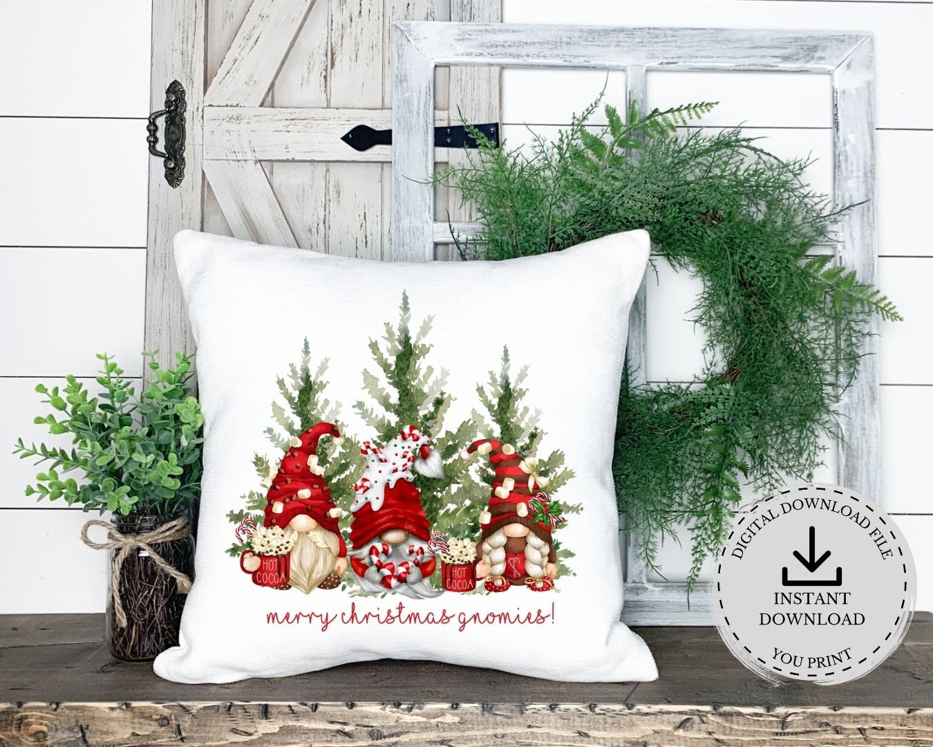 Christmas Gnomes PNG Merry Christmas Gnomies Clip Art - Etsy