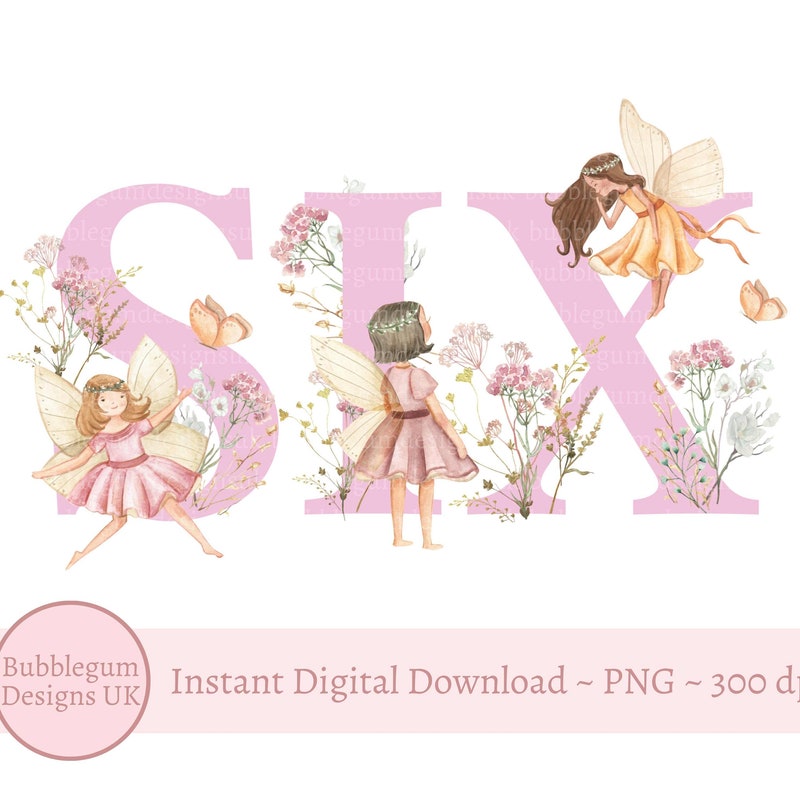 Fairy 6th Birthday Decor - Etsy UK