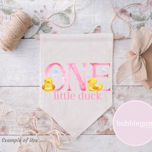 One Little Duck PNG, Duck Sublimation Design, Rubber Ducky Birthday ...