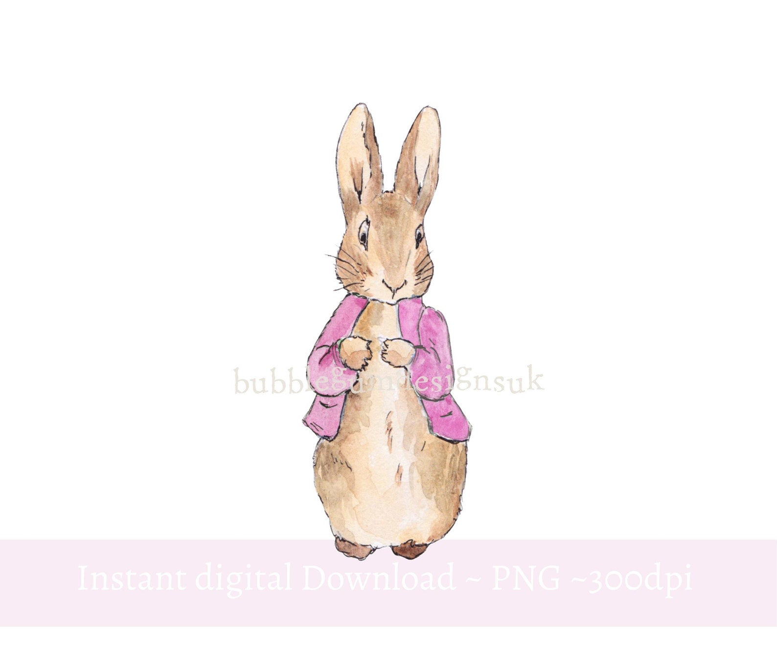 Flopsy Bunny PNG Peter Rabbit Sublimation Design Easter - Etsy Ireland