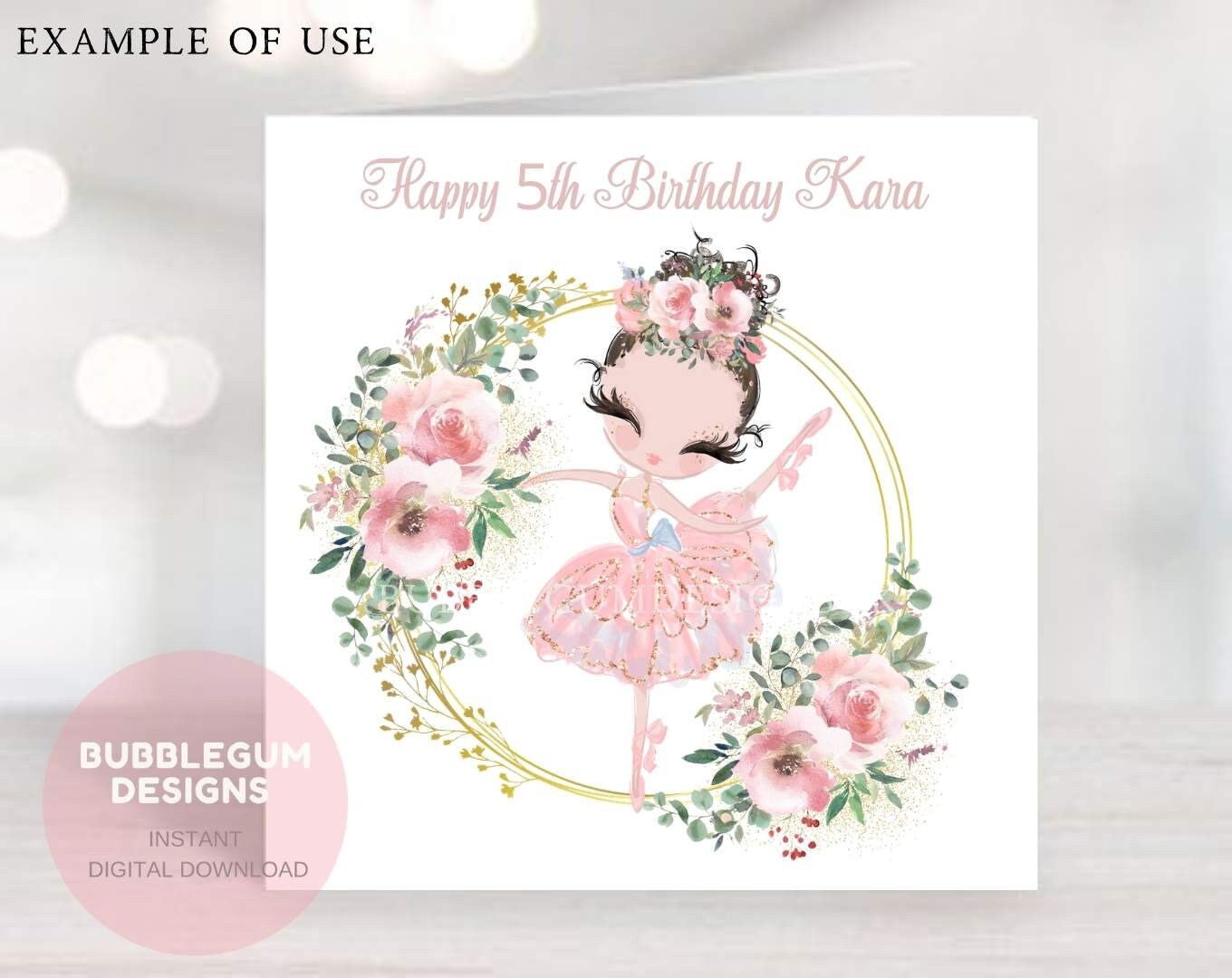 Pink Ballerina Wreath PNG, Sublimation Design, Ballet PNG, Ballerina ...