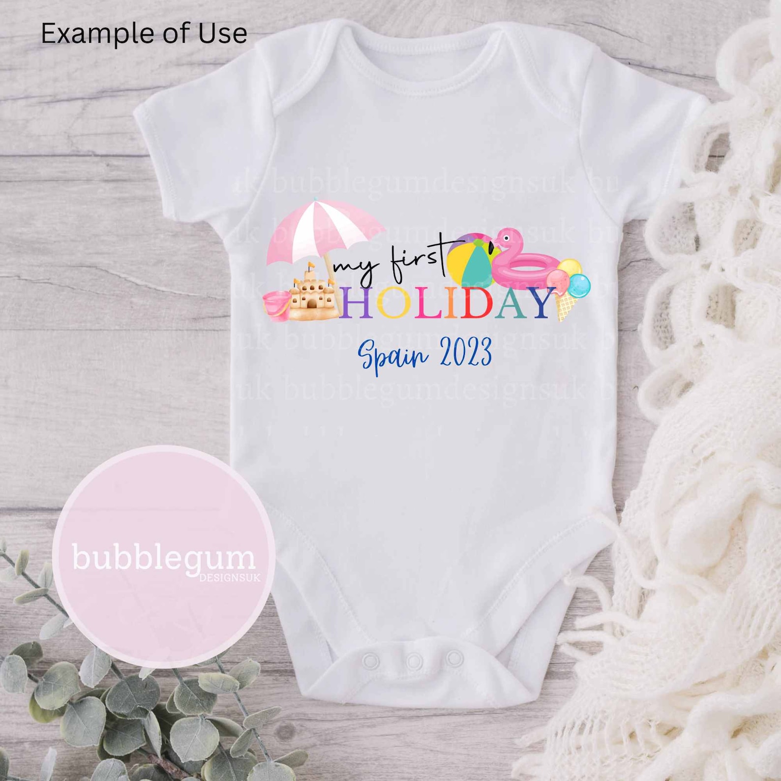 Pink First Holiday PNG, Beach Holiday Design, Sublimation, Holiday Tee ...