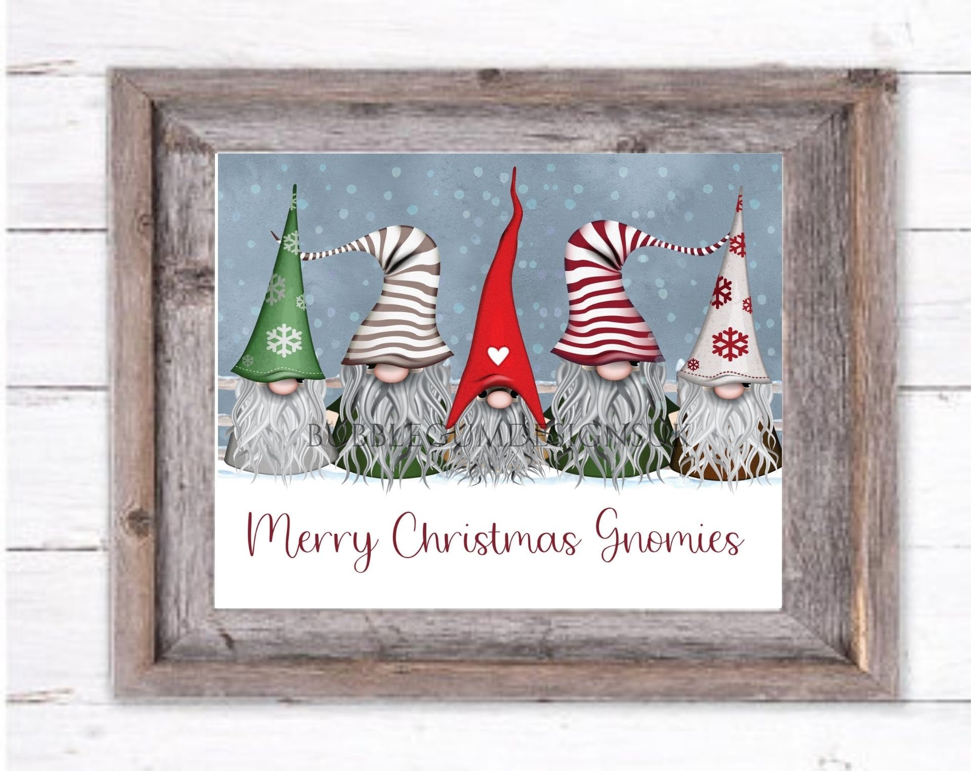 Scandi Christmas Gnomes PNG Merry Christmas Gnomies Clip Art | Etsy