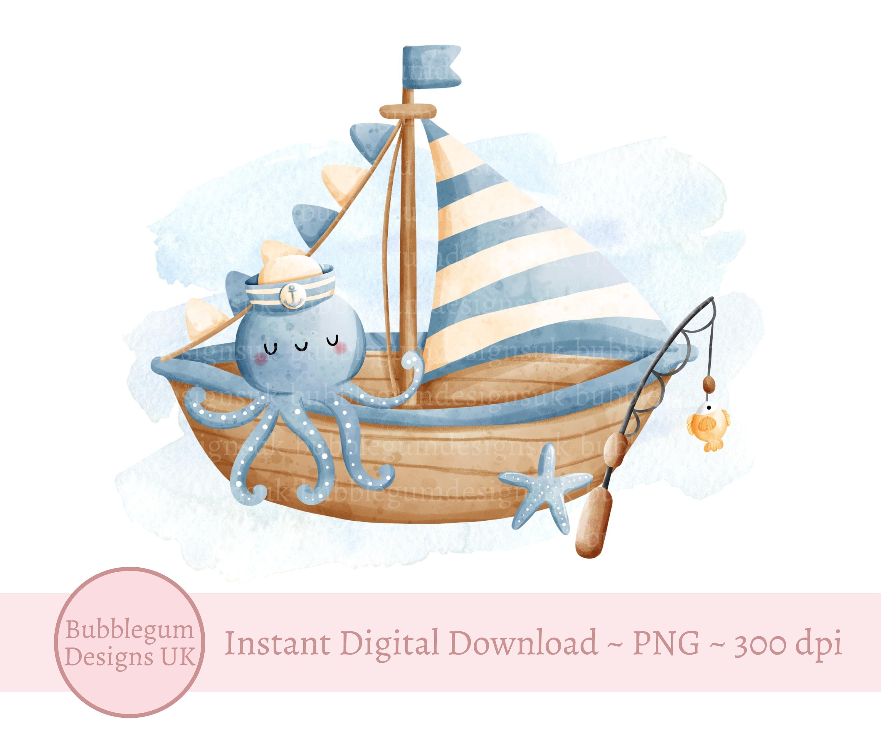Baby Sail Boat Clip Art