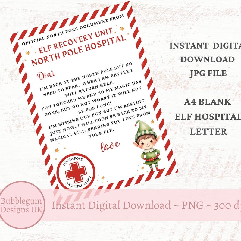 Hospital Elf on the Shelf - Etsy