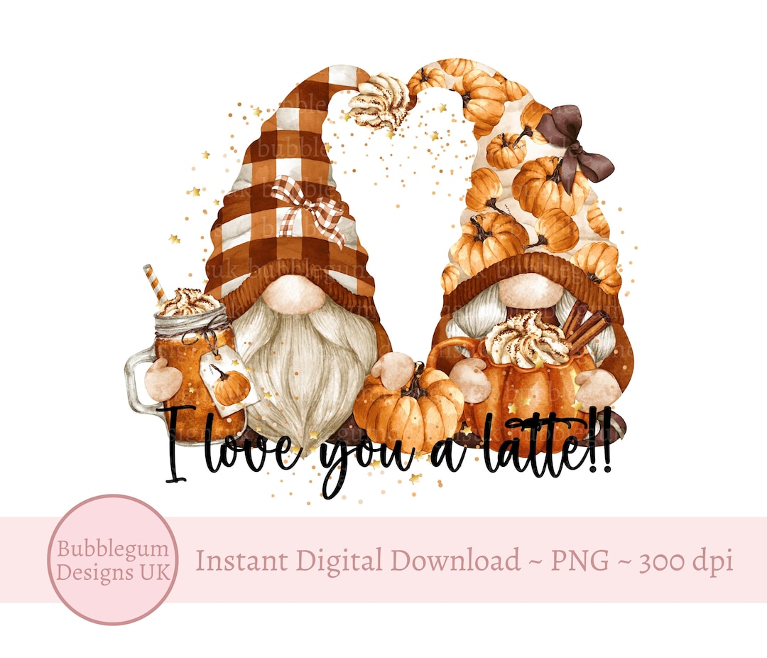 Pumpkin Spice Gnomes Autumn Fall PNG, Pumpkin Gnomes Clipart, Fall ...