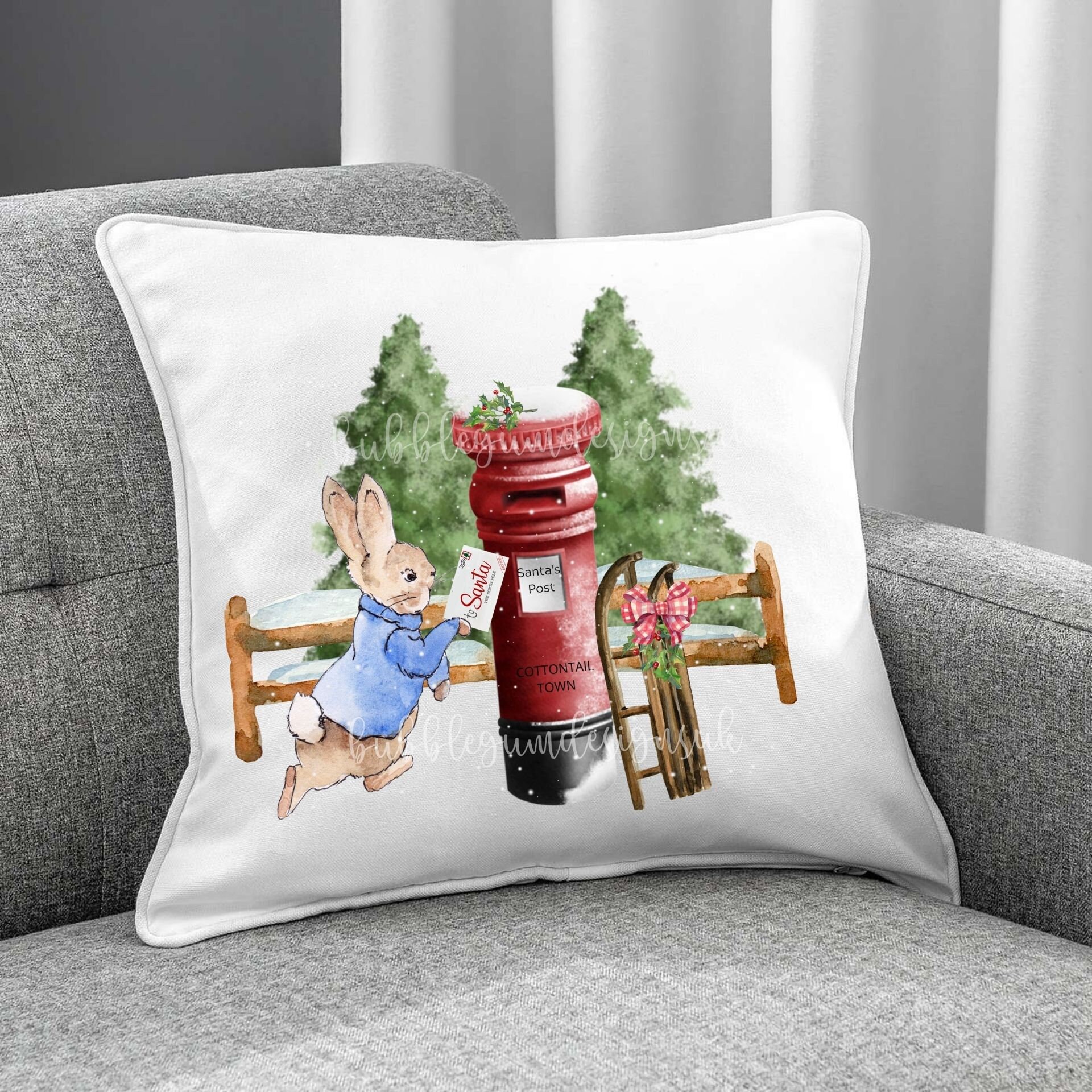 Peter Rabbit Christmas Postbox PNG Peter Rabbit Sublimation - Etsy UK