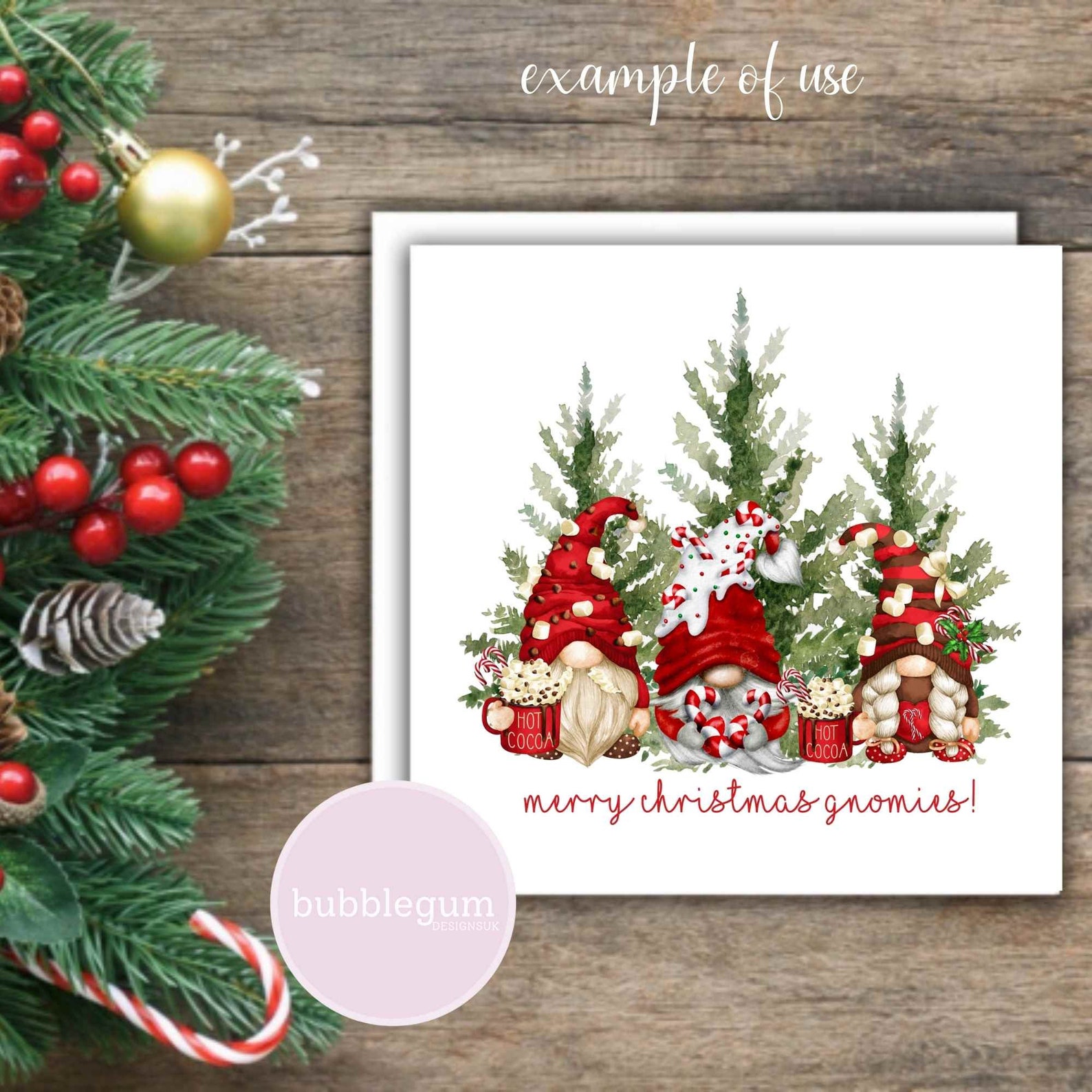 Christmas Gnomes PNG, Merry Christmas Gnomies Clip Art, Sublimation ...