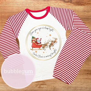 Christmas PJ Design Santa Sleigh PNG, Christmas Clip Art, Pyjama Design ...