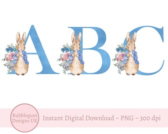 Peter Rabbit Letters - Etsy