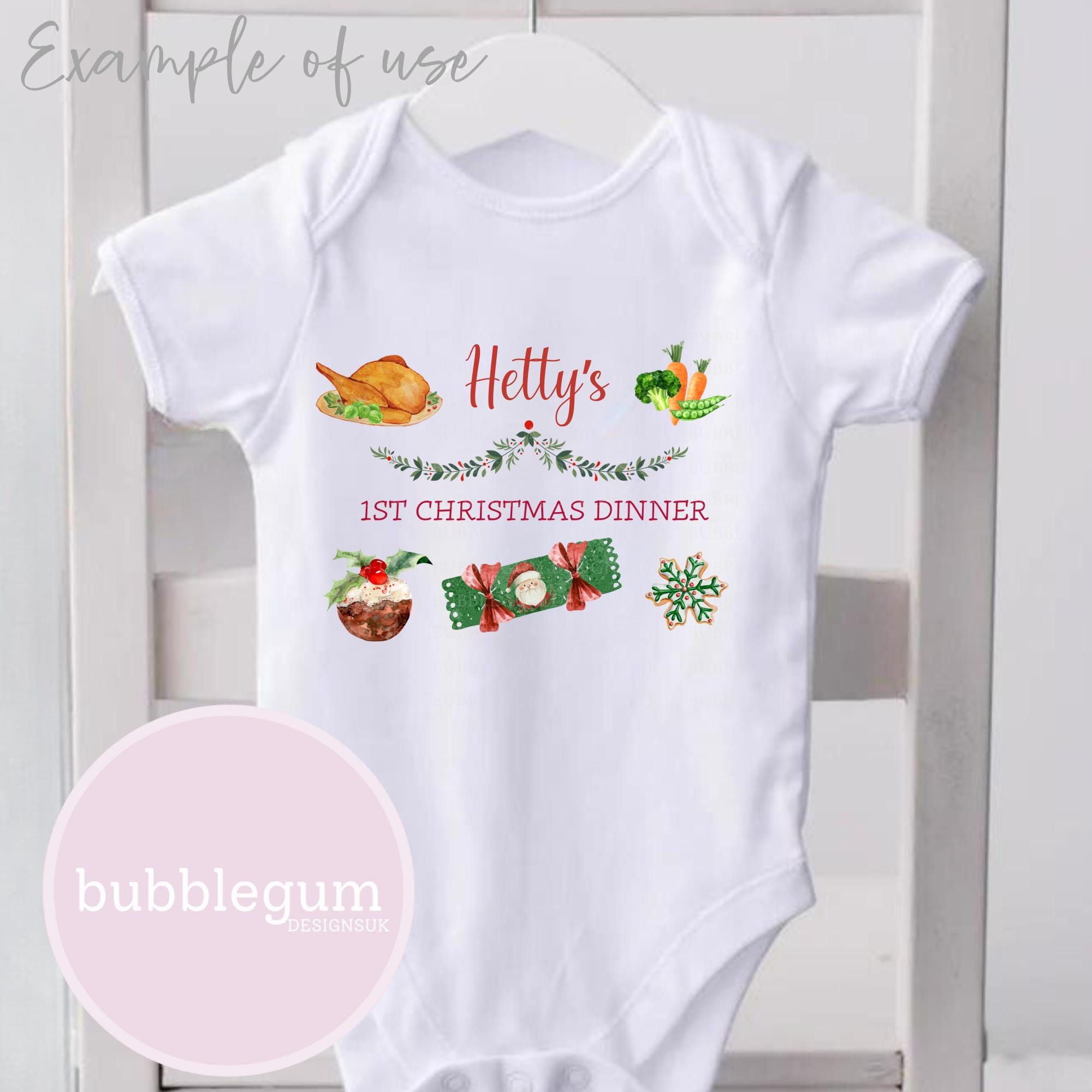 My First Christmas Dinner PNG, Christmas Clipart, 1st Christmas Design ...