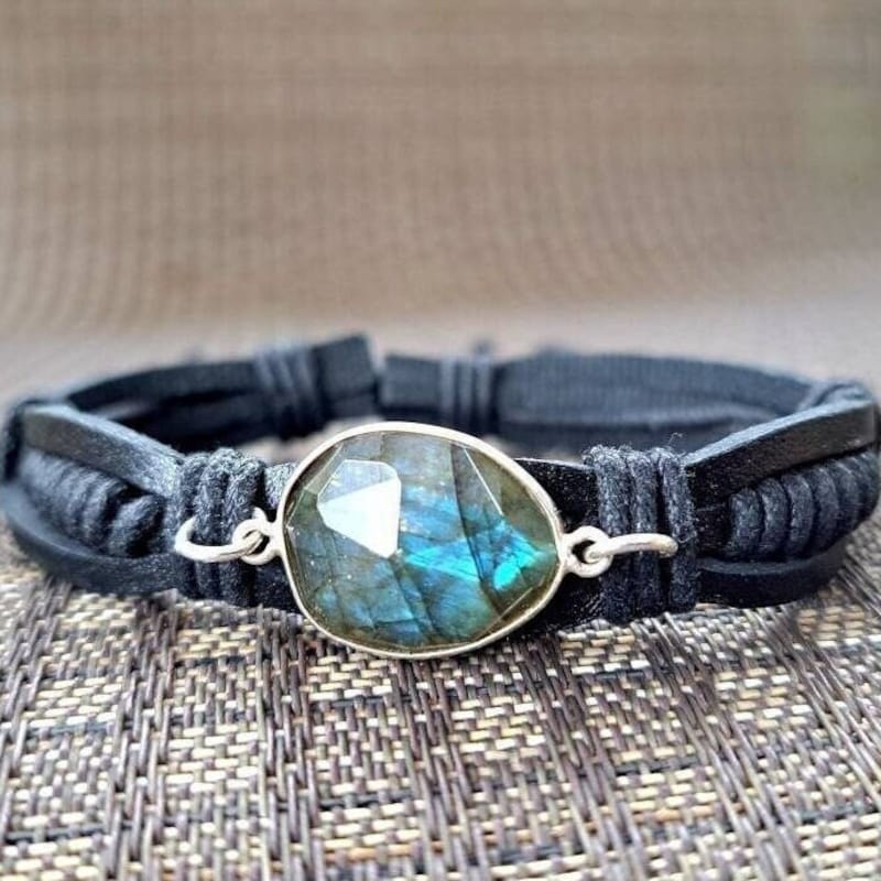 Large Stone Bracelet - Etsy