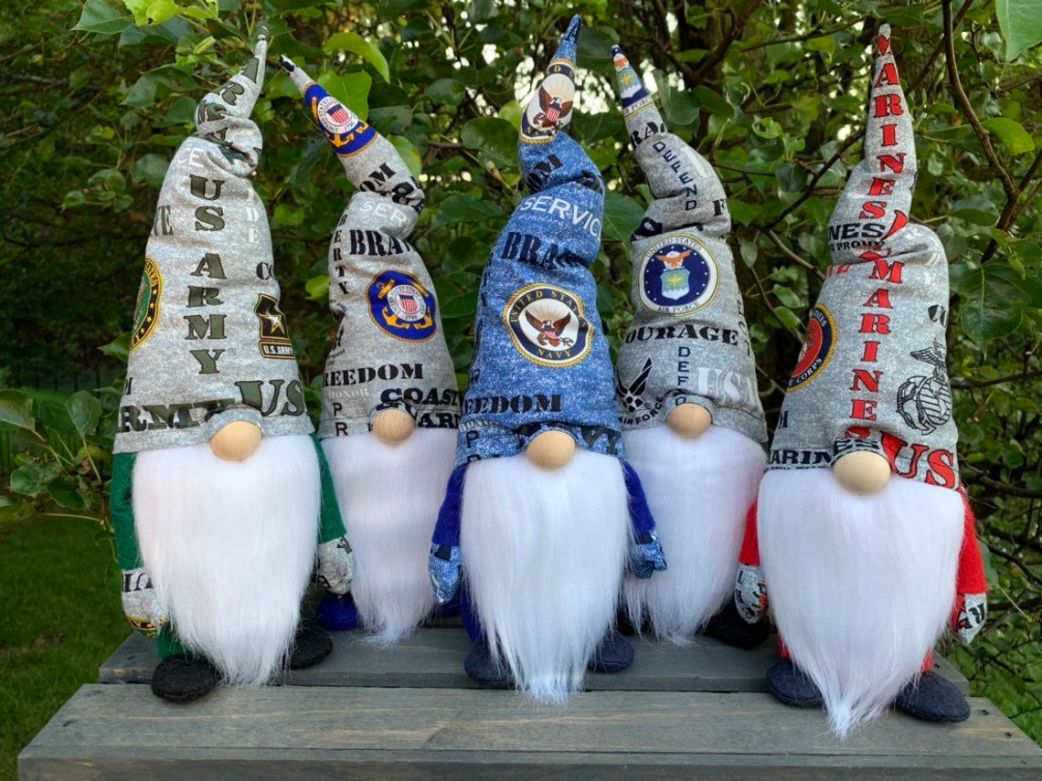 Military Gnome 5 Branches Made to Order Version 1 | Etsy