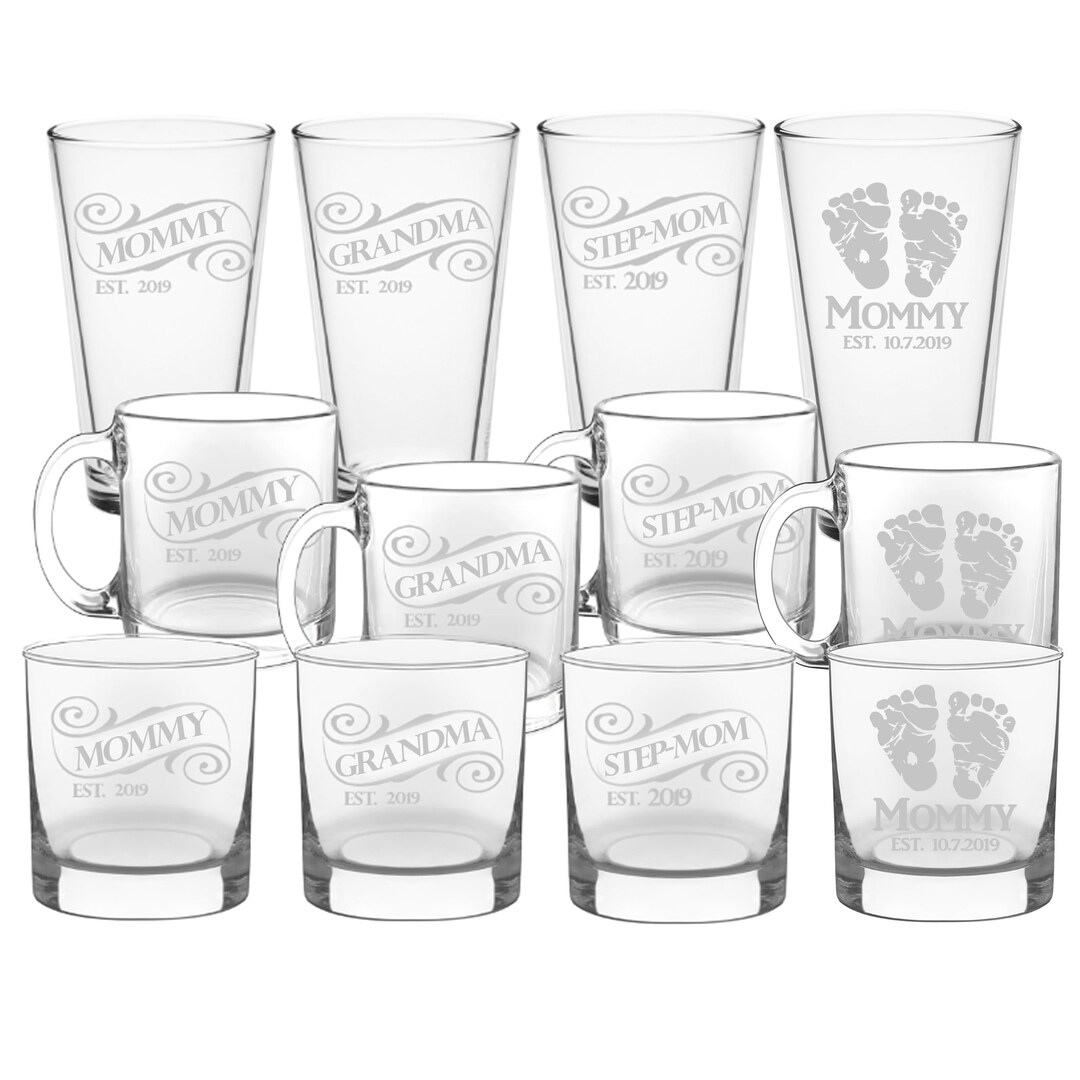 Mommy Step Mom Grandma Date Est Personalized Custom Etsy