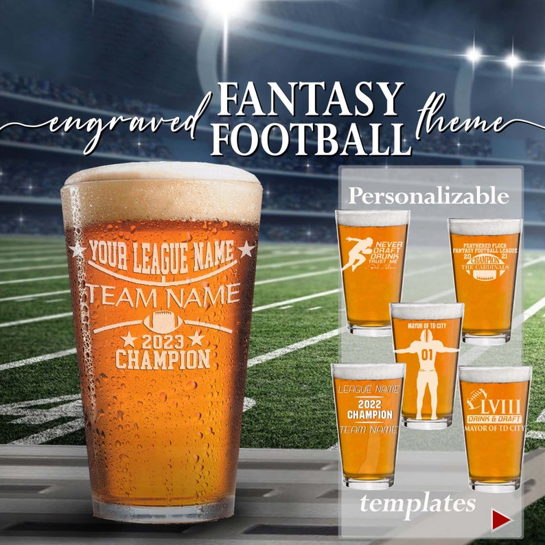 Custom Pint Glass Personalized Beer Etsy