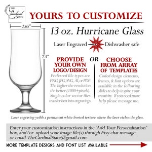 Personalized Hurricane Glass, Custom - Etsy