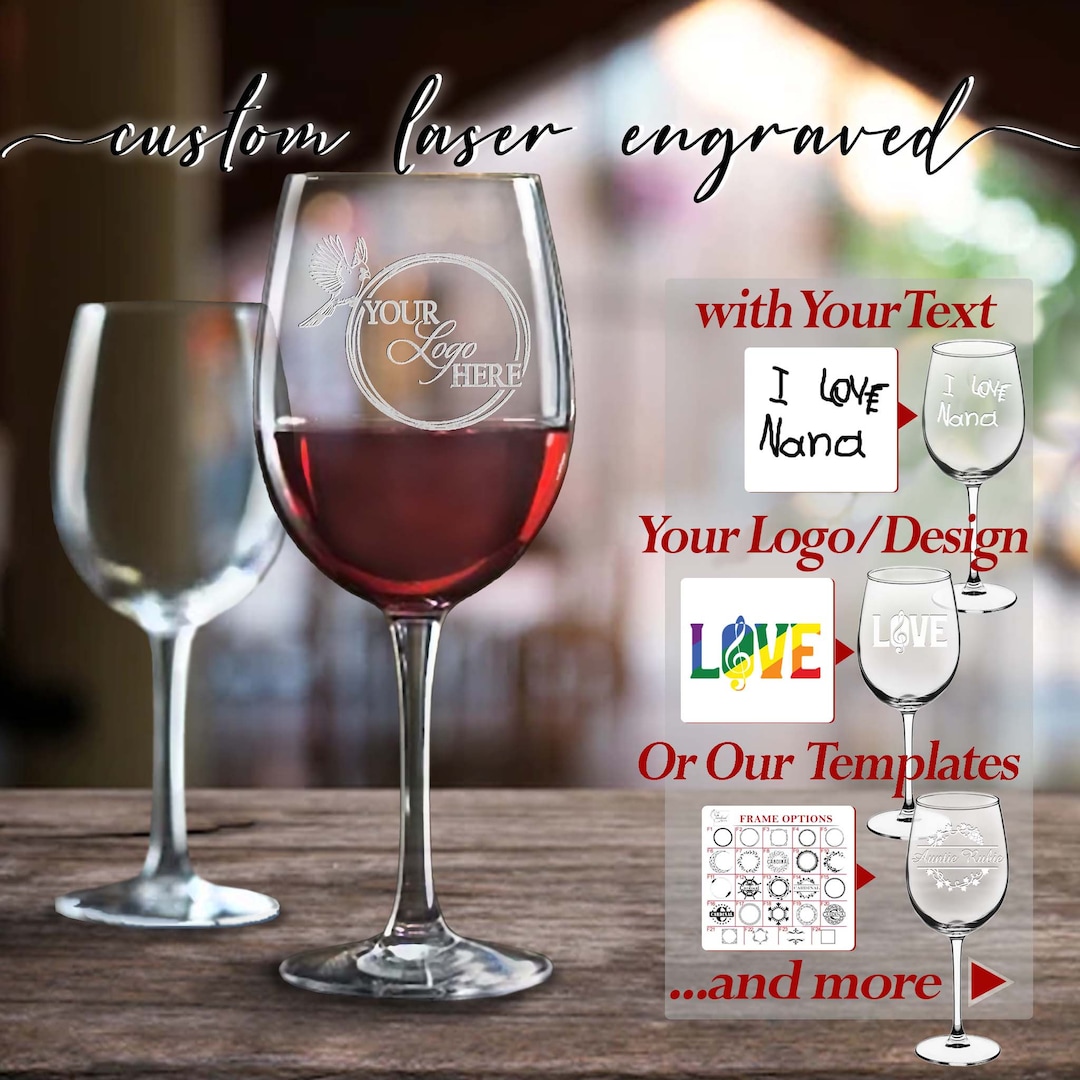 Personalized Wine Glass, Custom - Etsy