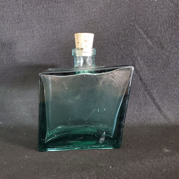 Glass Block Whiskey Decanter - Etsy