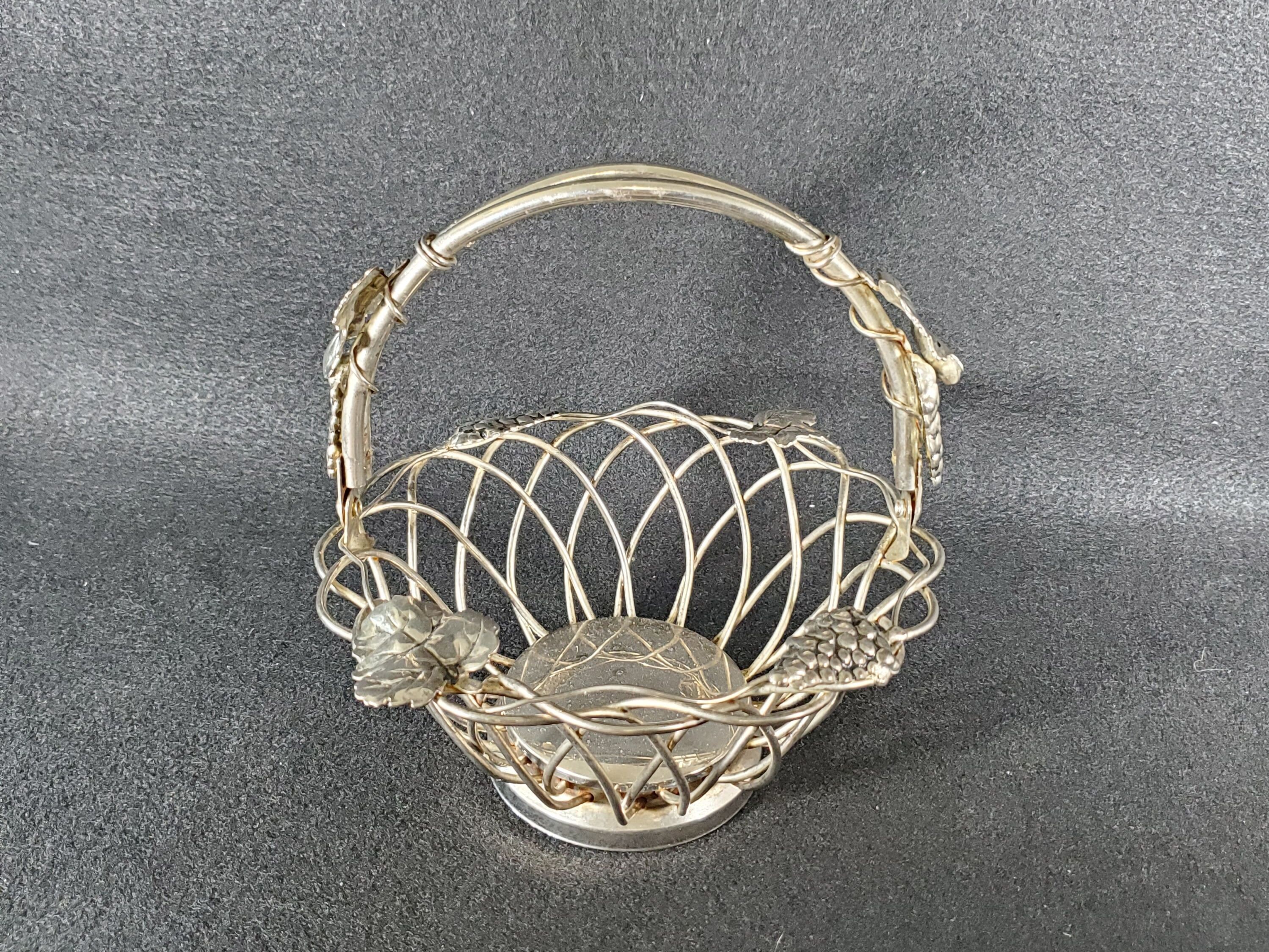 Godinger Silver Company Grapevine Basket - Etsy