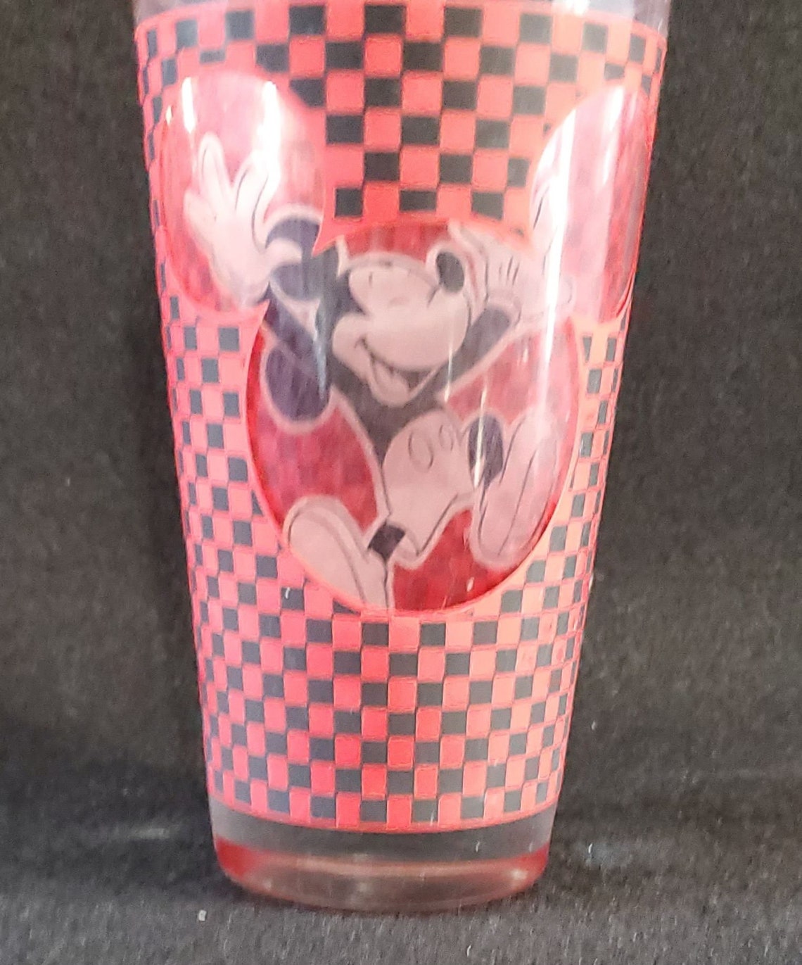 Mickey Mouse Drinking Glass - Etsy