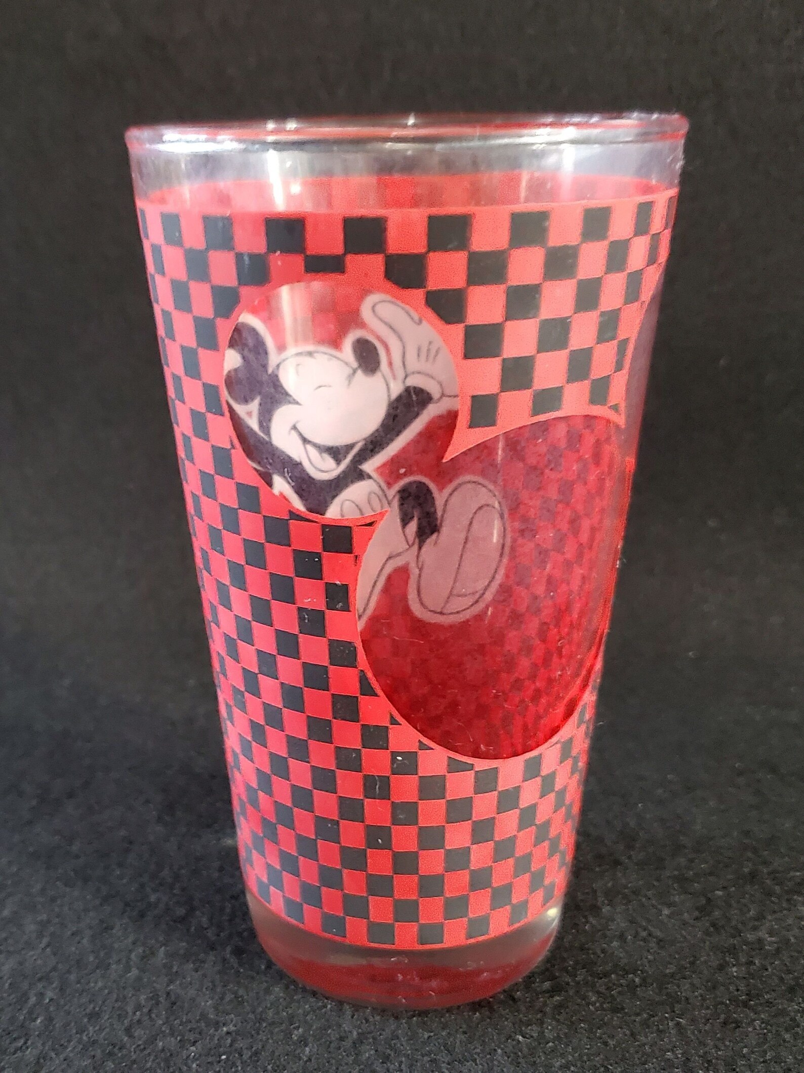 Mickey Mouse Drinking Glass - Etsy