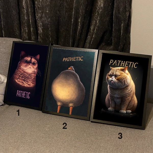 Pathetic Duck Poster - Etsy UK