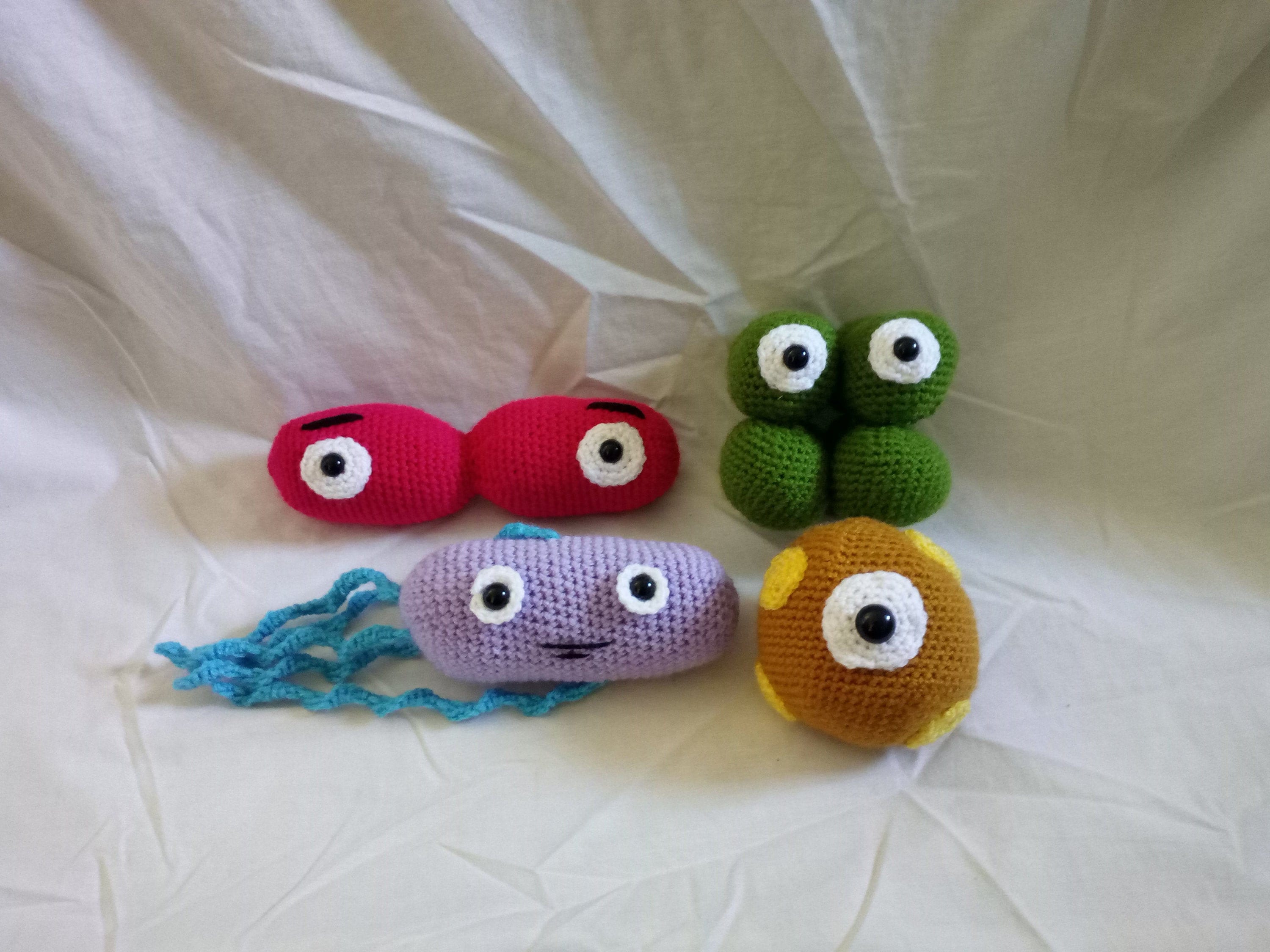 Bacteria Buddies: Crochet Pattern - Etsy Hong Kong