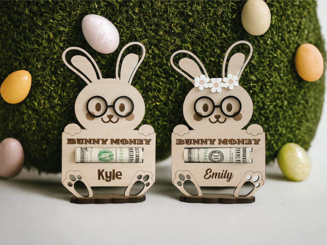 Easter Bunny Money Holder Gift | Easter Basket Stuffers, Easter Bunny ...