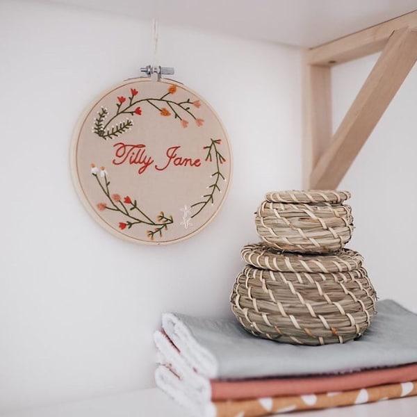 Custom Hoop Embroidery - Etsy