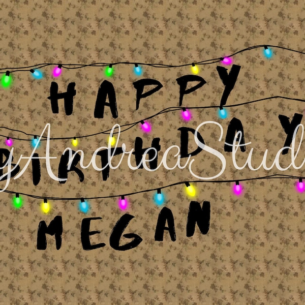 Strangers Things Banner - Etsy