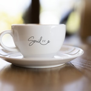 Smile SVG Fine and Fancy Smile Cursive Capitalized Happy Face Eyes ...