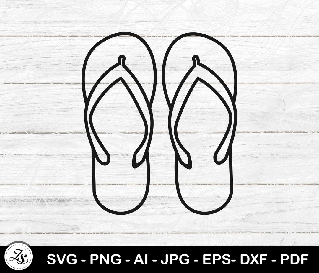 Sandals, Summer, Beach, Flip Flops, Sandals Svg, Summer Svg, Fashion ...