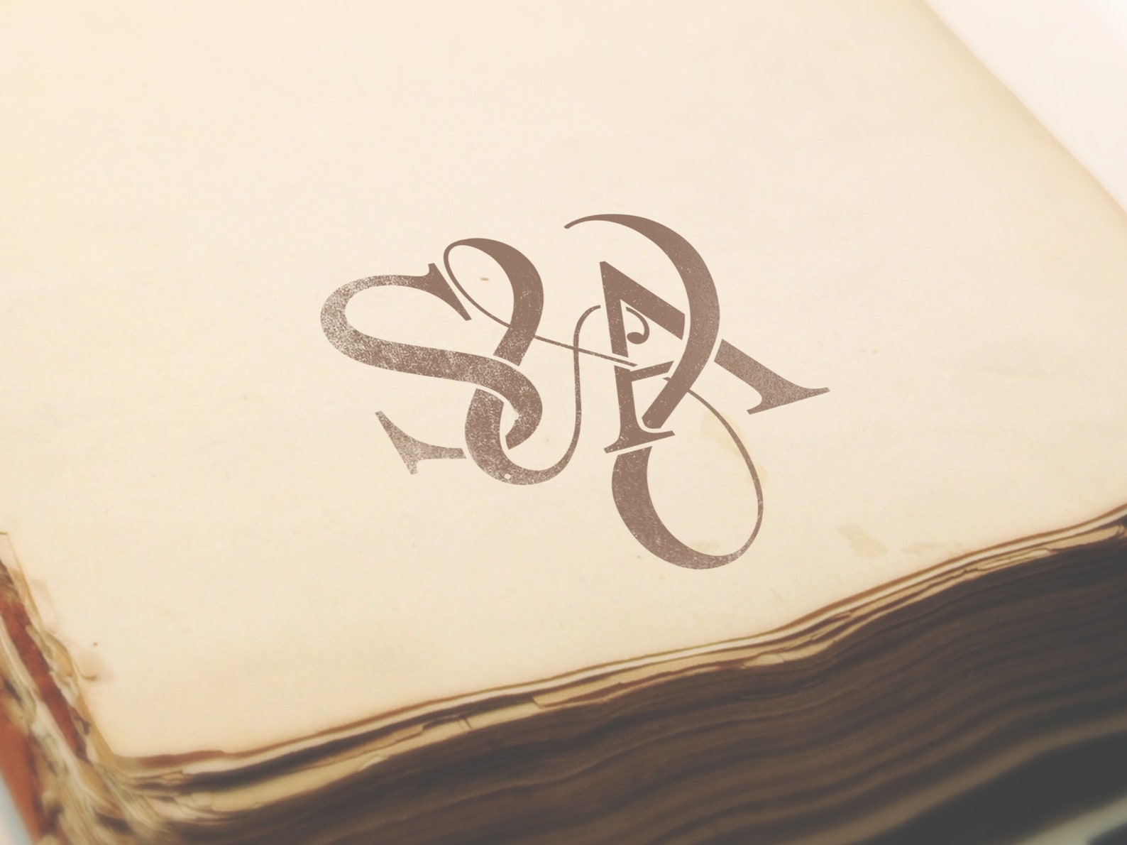 S&A Logo Design - Lettering S-z - Calligraphy Logo - Swash Font - Name ...