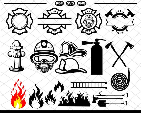 Fire Dept Svg File Fire Rescue Svg Fire Department Svg Maltese | Etsy ...