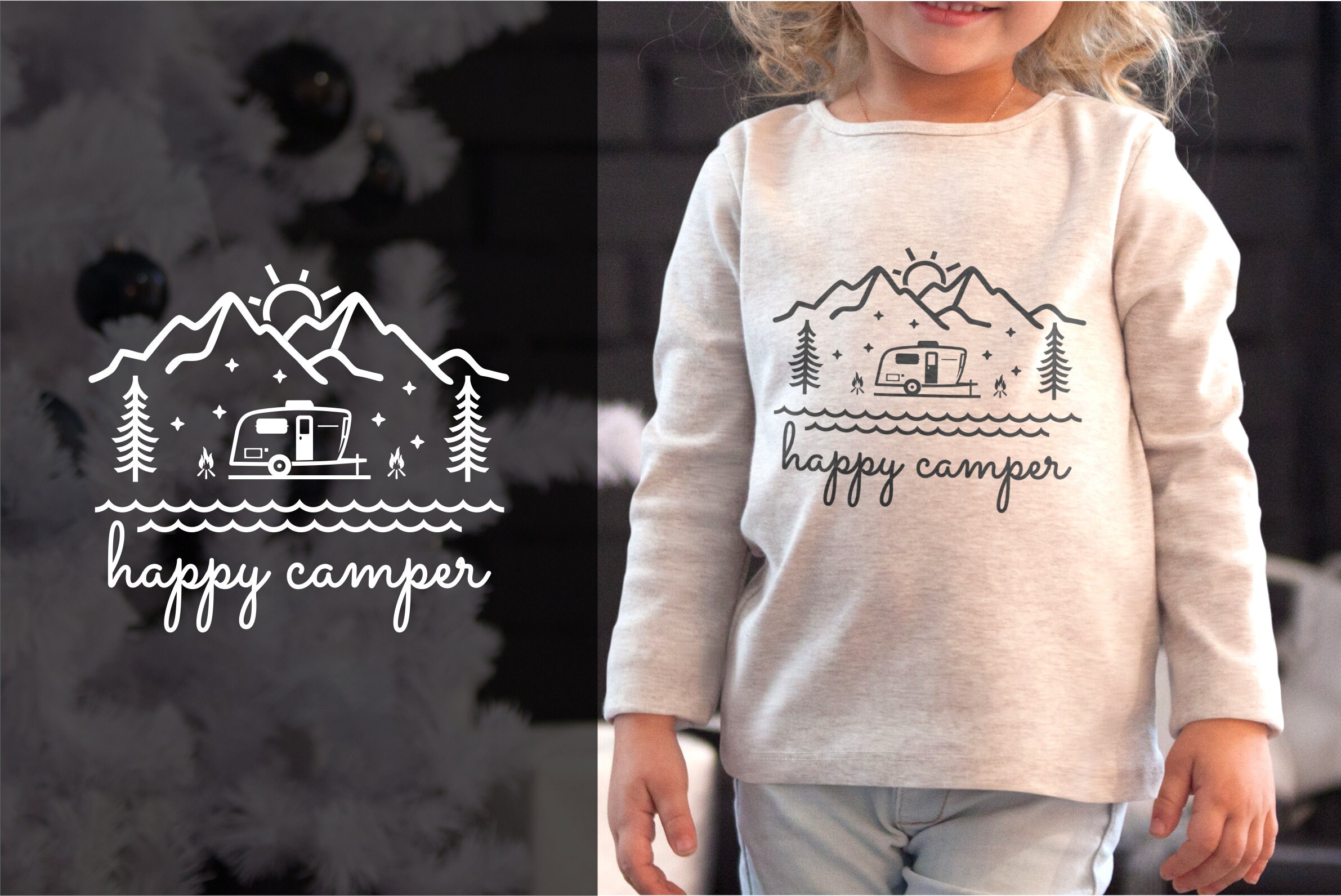 Happy Camper Svg Camper Camp Life Camping Shirt Svg - Etsy