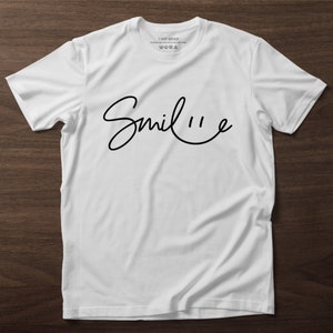 Smile SVG Fine and Fancy Smile Cursive Capitalized Happy Face Eyes ...